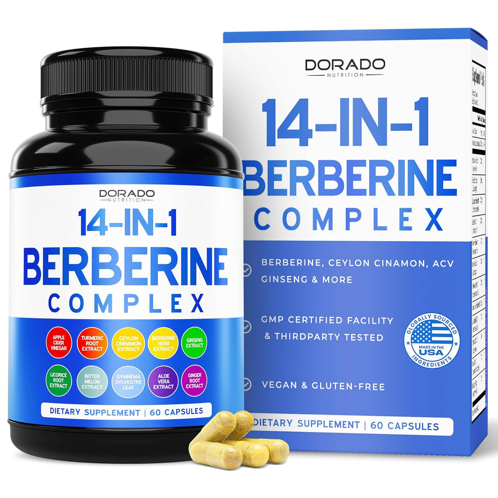 Berberine supplement for metabolic health