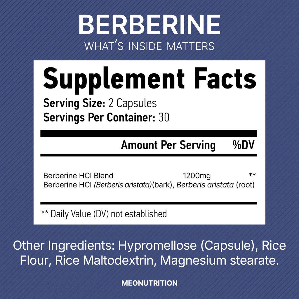Berberine supplement for overall health
