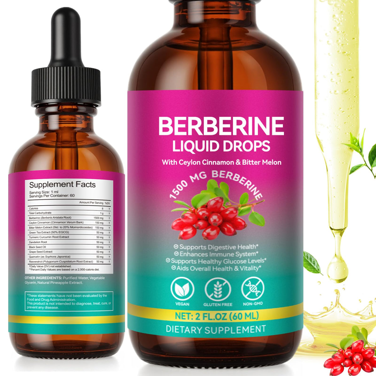 berberine supplement with Ceylon cinnamon