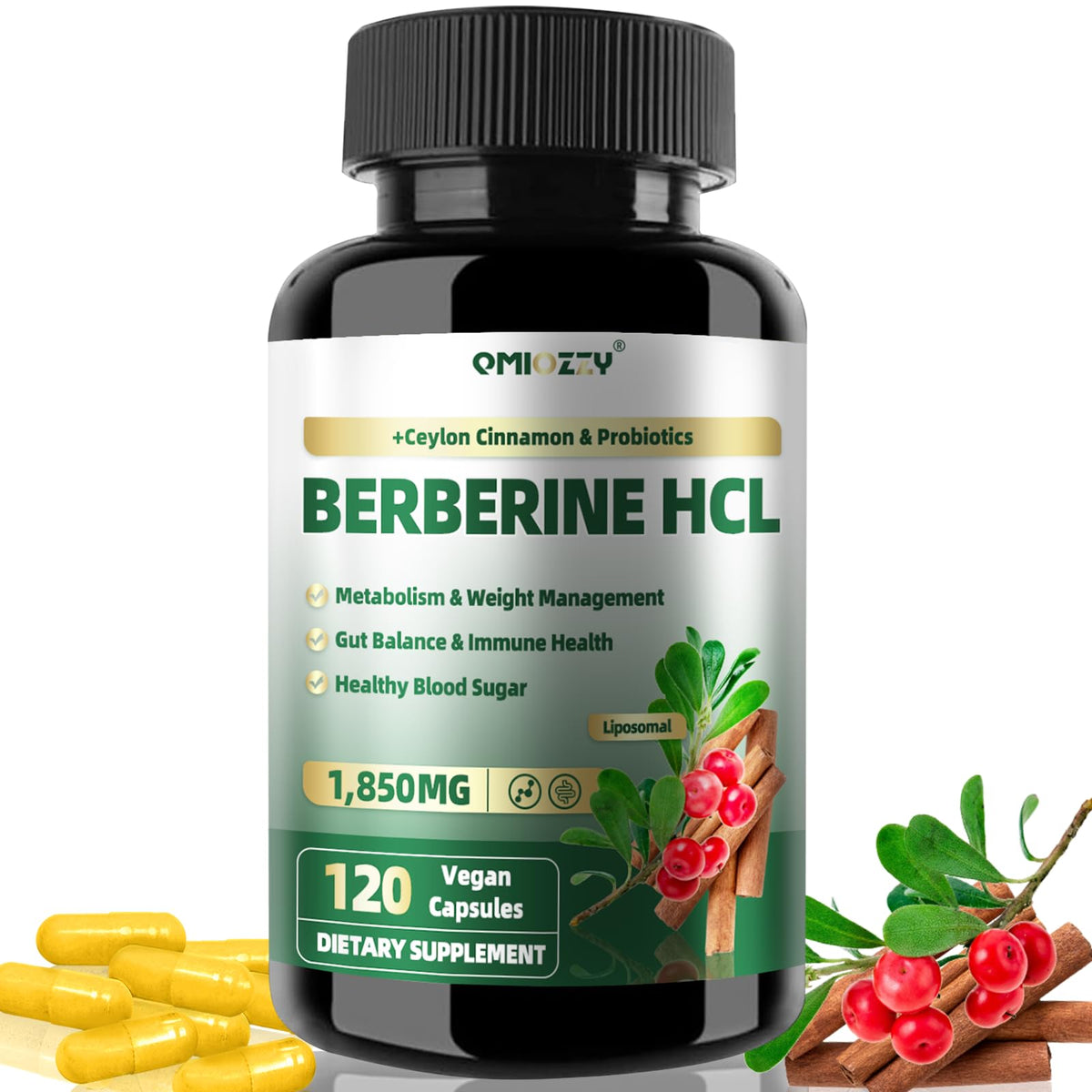 berberine supplement with Ceylon cinnamon
