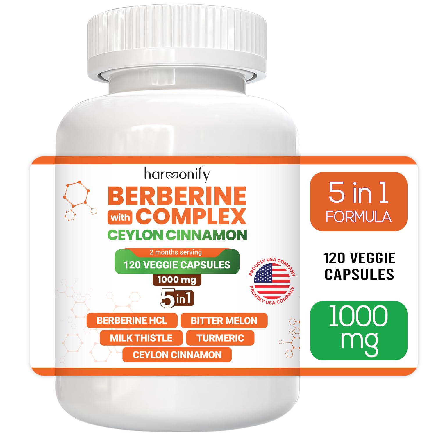 Berberine supplement with Ceylon cinnamon