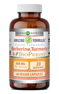 Berberine turmeric capsules for health