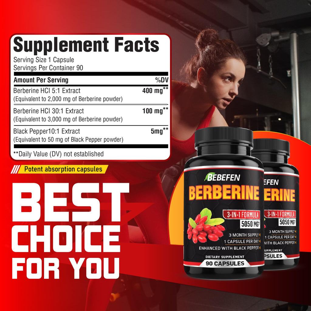 berberine with black pepper extract
