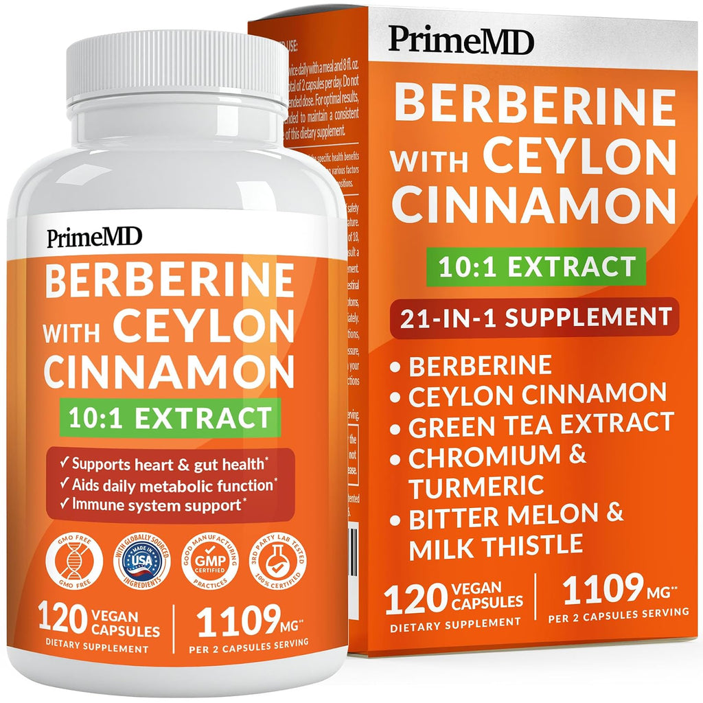 berberine with ceylon cinnamon capsules