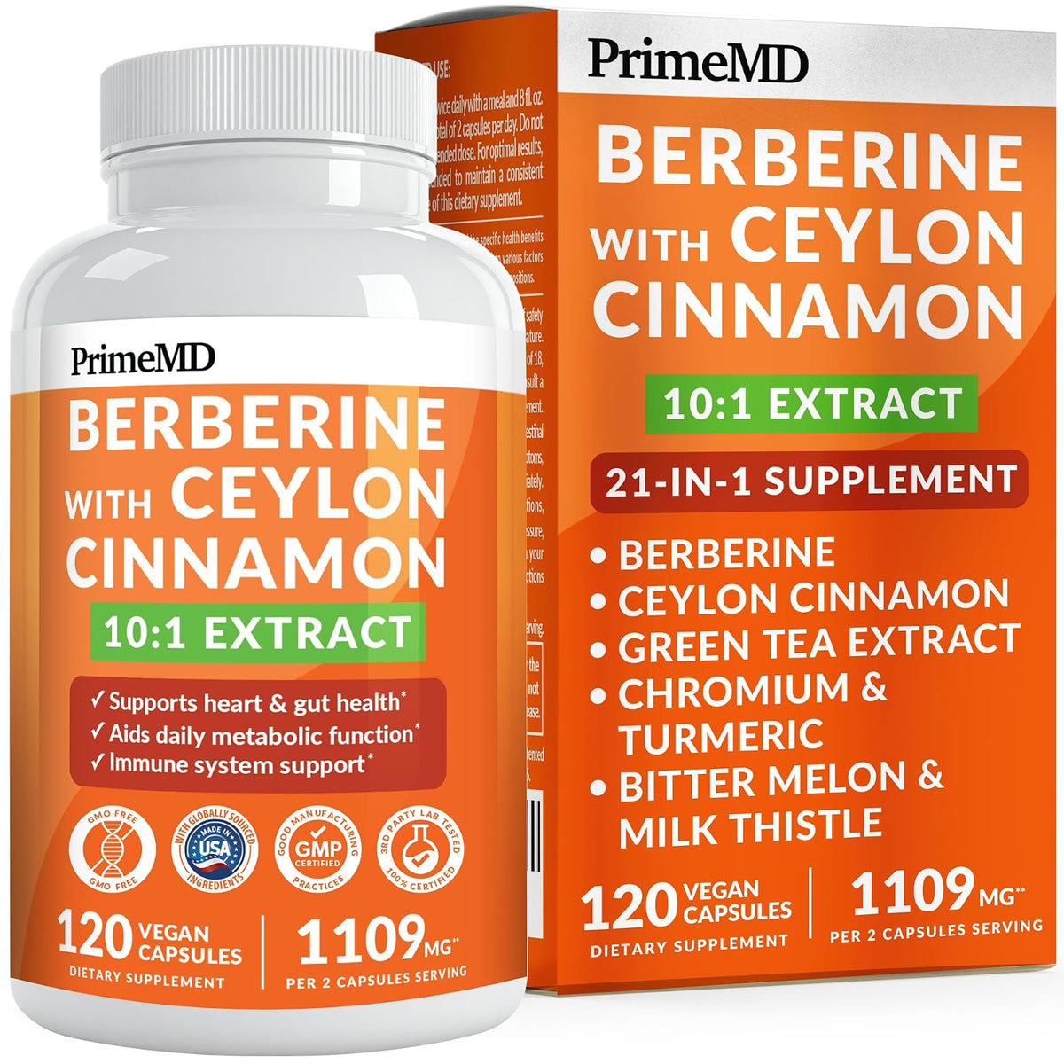 berberine with ceylon cinnamon capsules