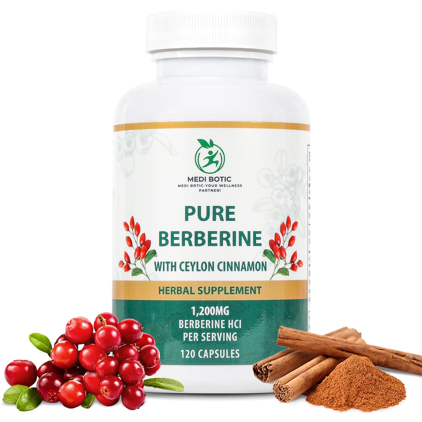 Berberine with Ceylon cinnamon capsules