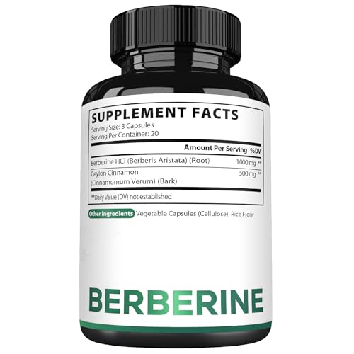 Berberine with cinnamon for optimal health