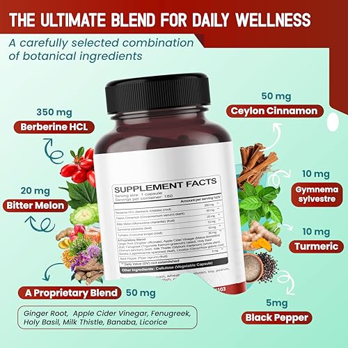 berberine with cinnamon for vitality