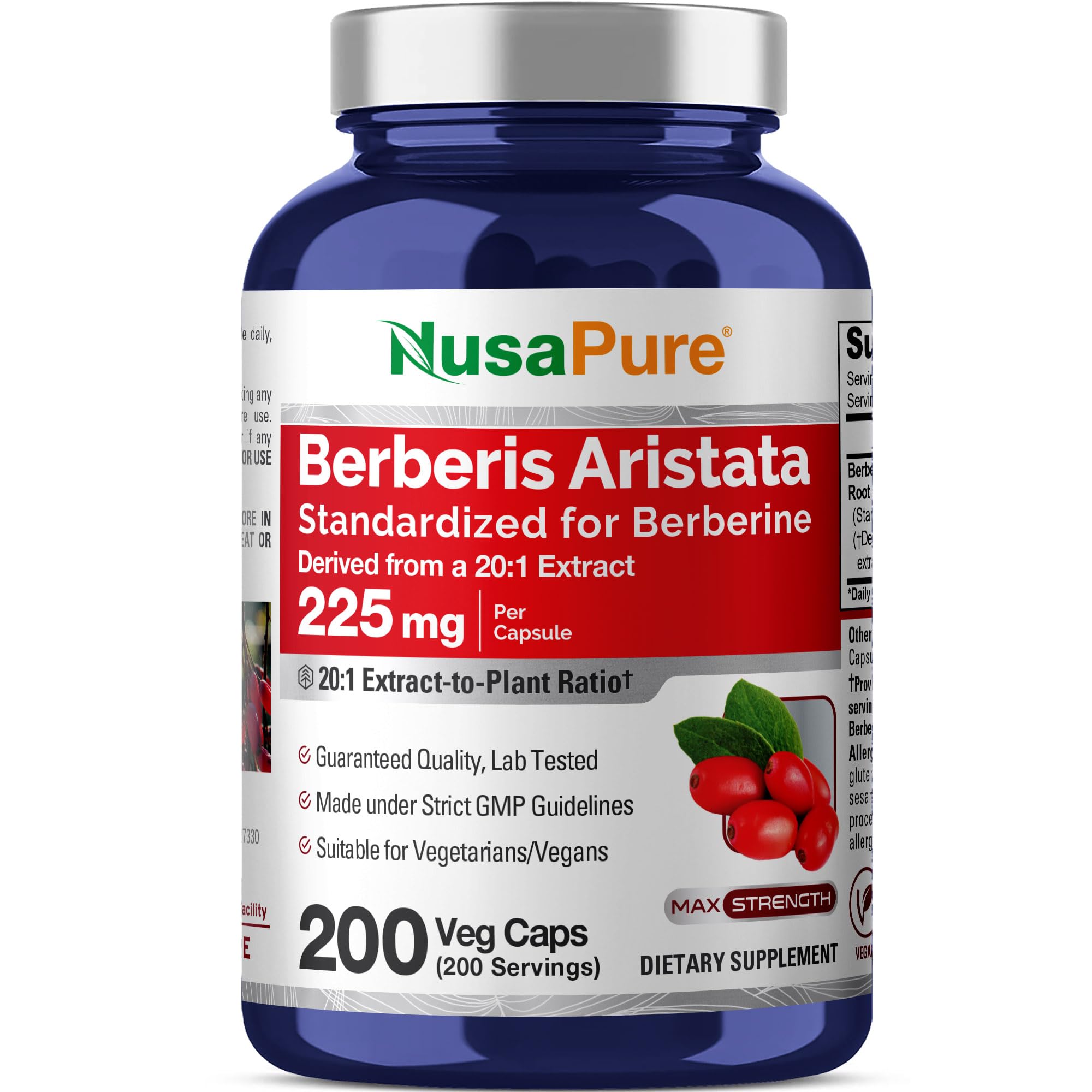 Berberis Aristata vegan capsules benefits