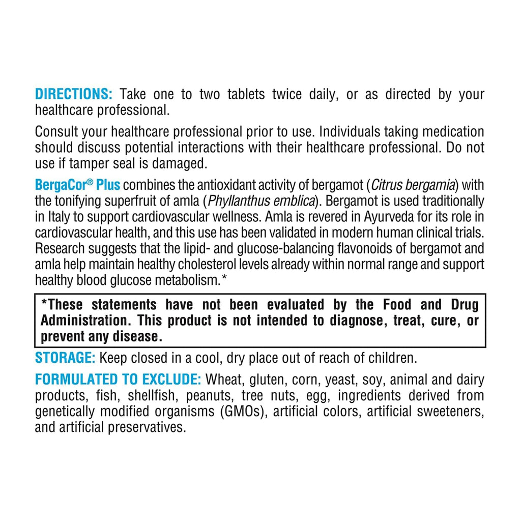 BergaCor Plus promotes healthy circulation