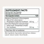 Bergamot and curcumin supplement benefits