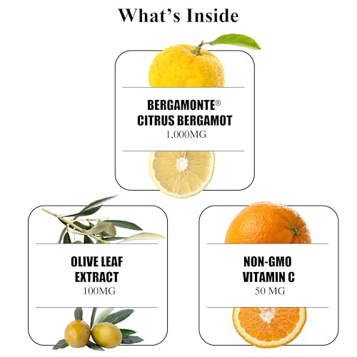 Bergamot and olive leaf synergy