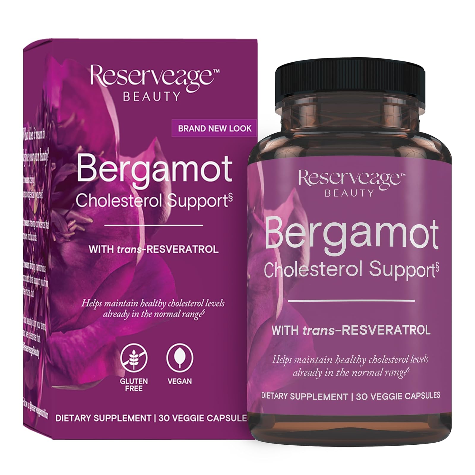 Bergamot cholesterol support capsules