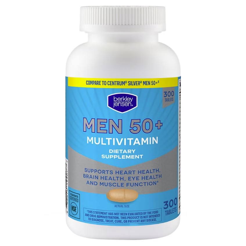 Berkley Jensen men's multivitamin 50 plus