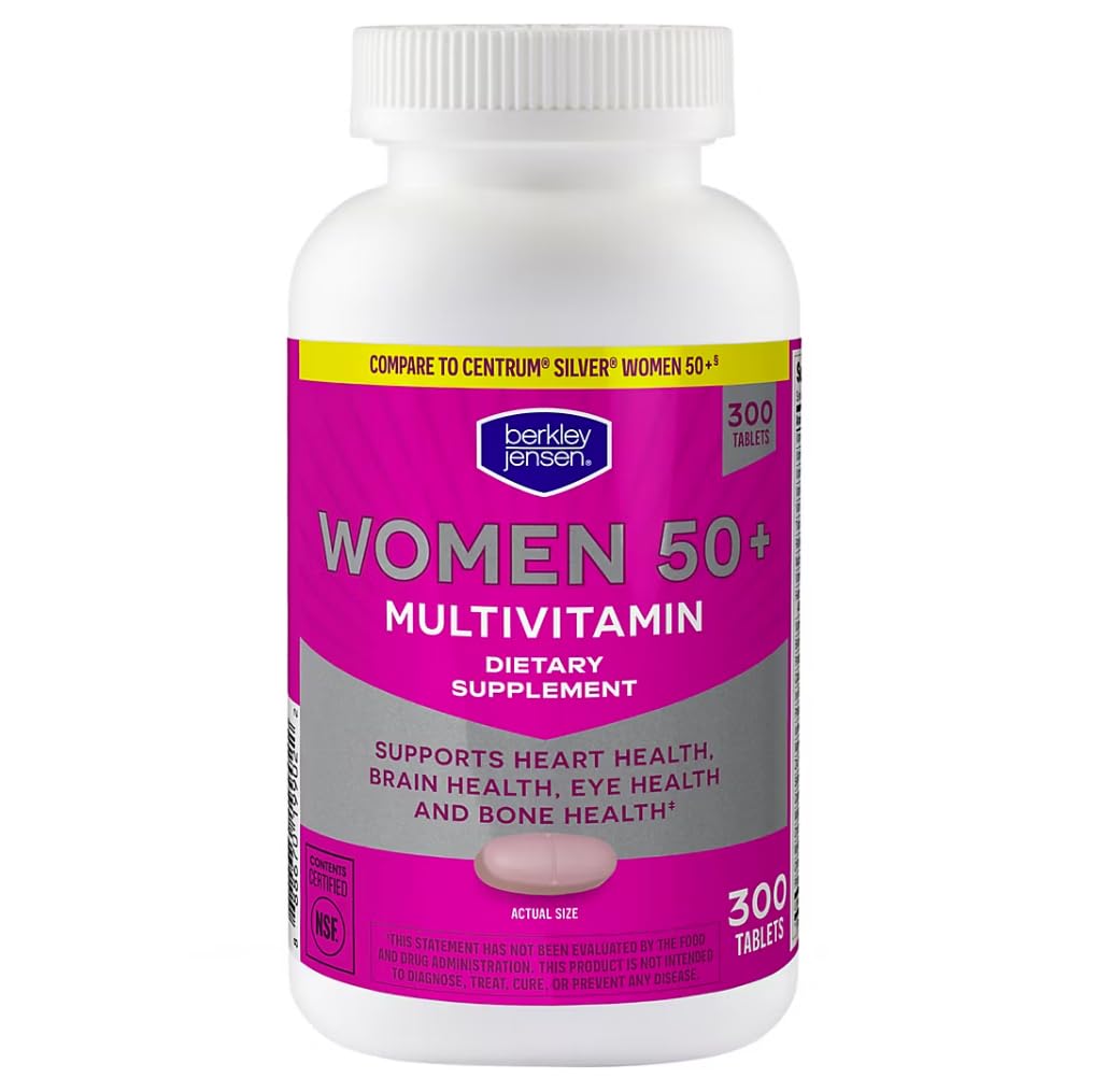 Berkley Jensen multivitamin for women 50 plus
