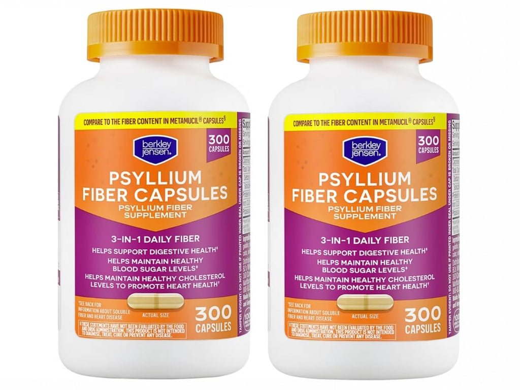 Berkley Jensen psyllium husk capsules