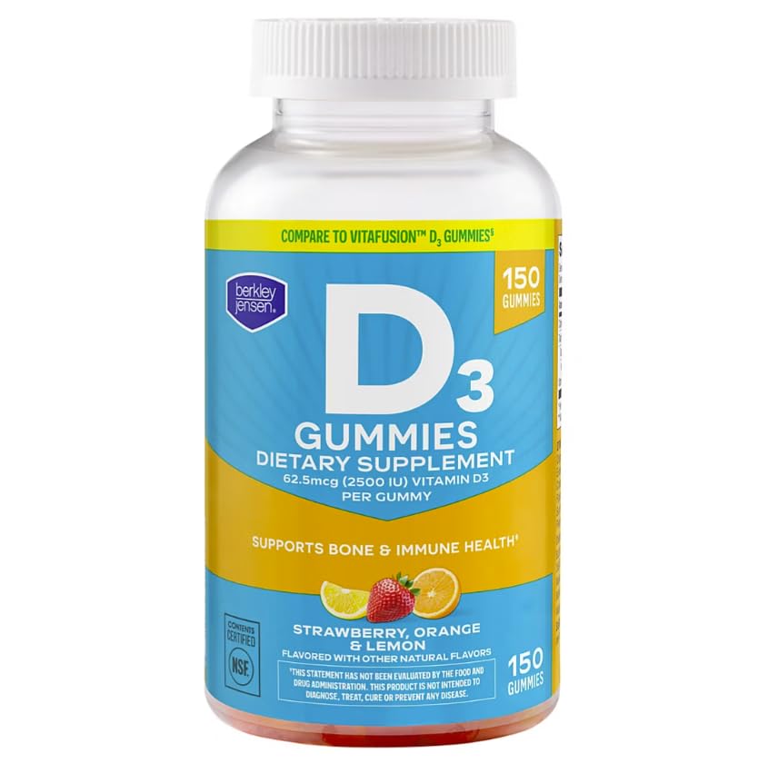 Berkley Jensen Vitamin D3 gummies