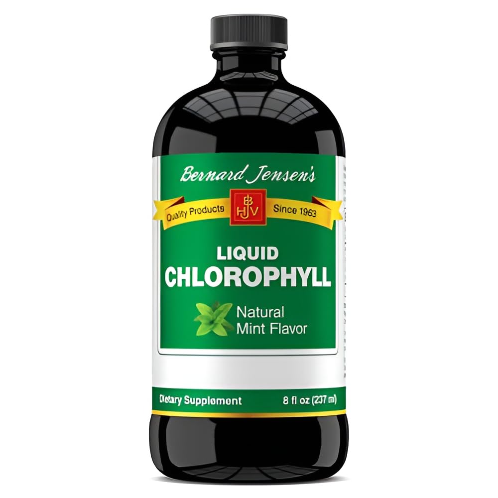 Bernard Jensen's chlorophyll liquid mint