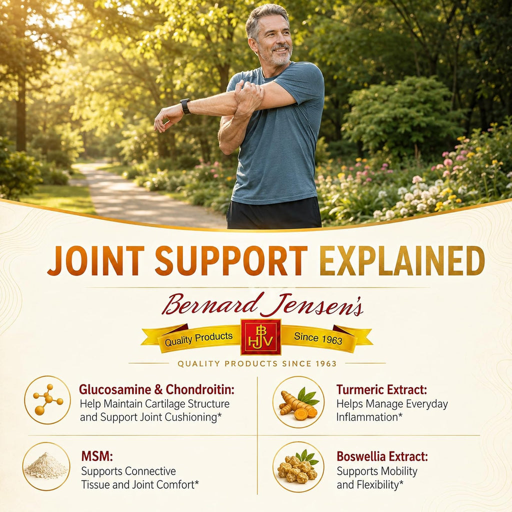Bernard Jensen's glucosamine for mobility