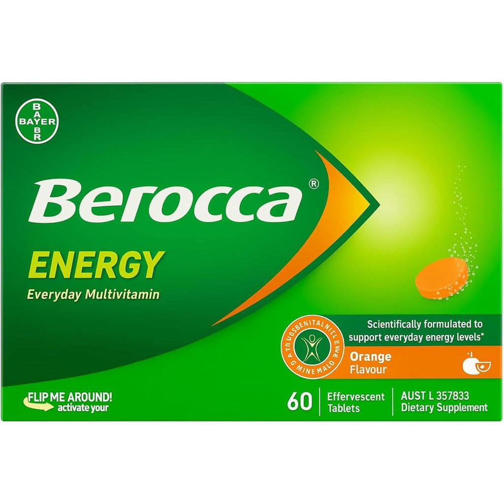 Berocca effervescent multivitamins for energy