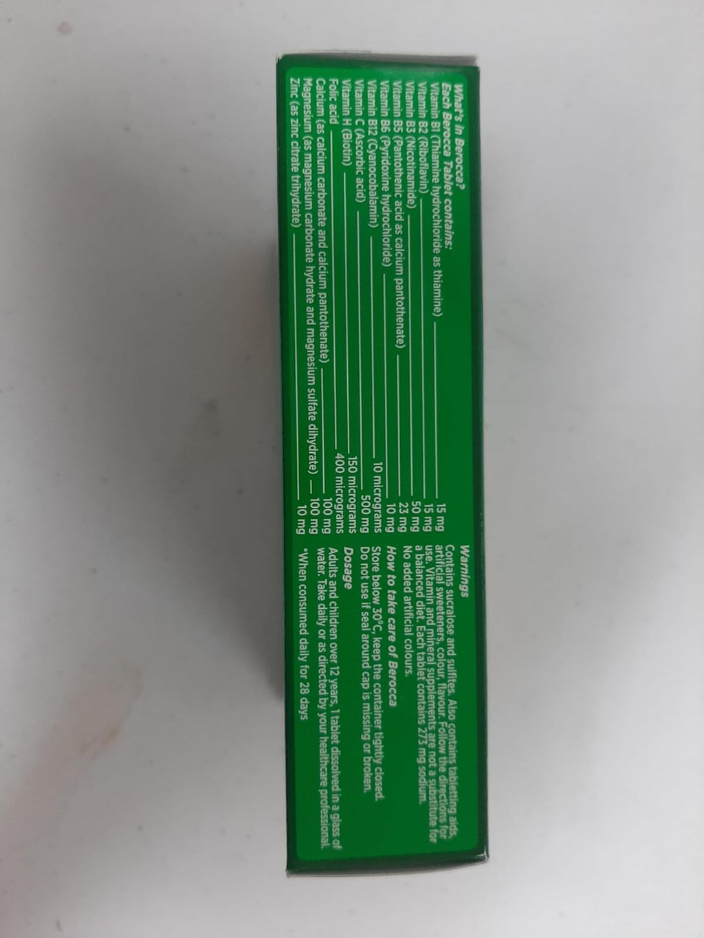 Berocca effervescent tablets for mental clarity