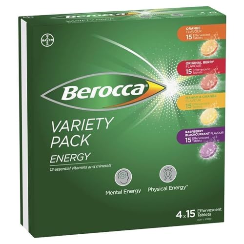 Berocca Energy effervescent tablets pack