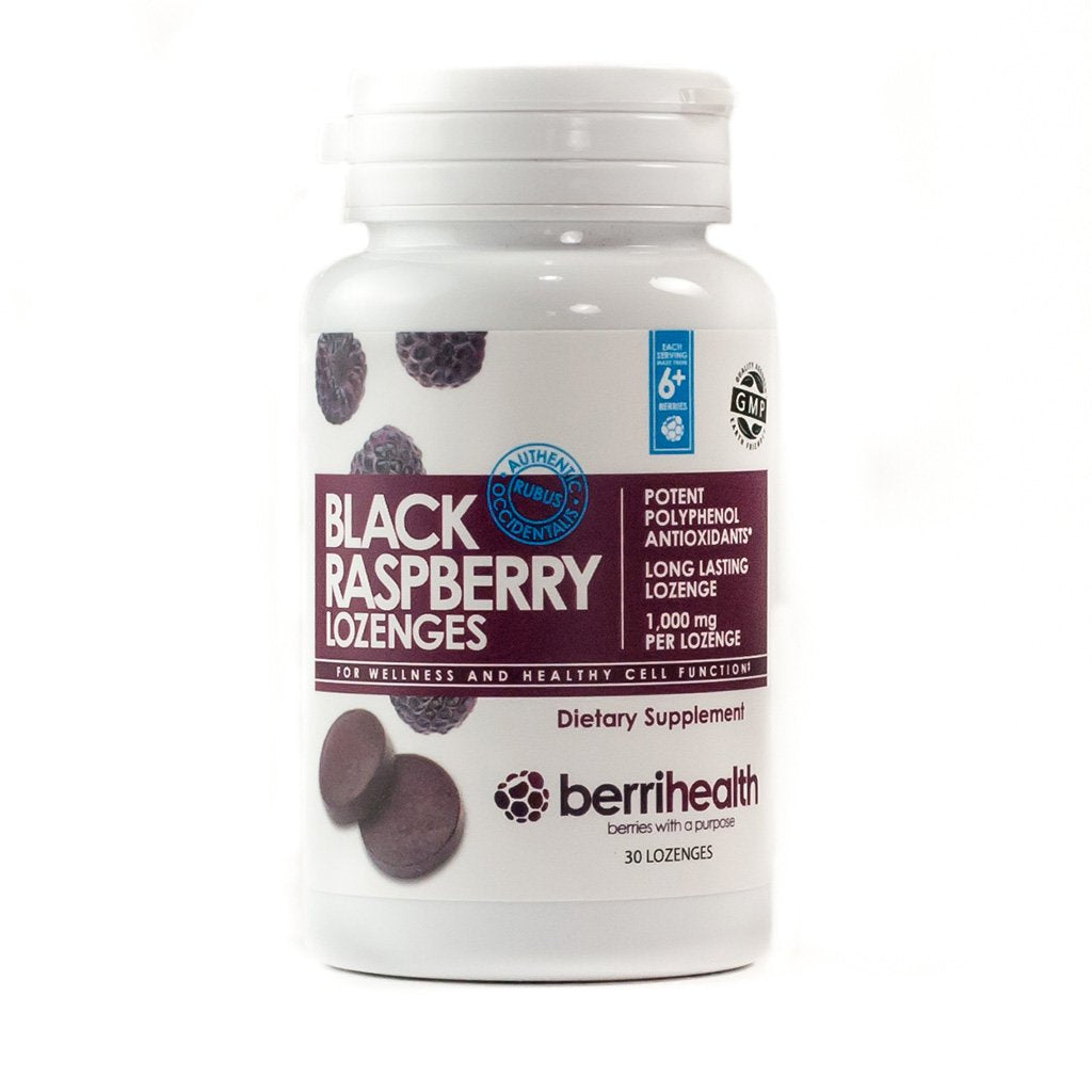 BerriHealth black raspberry lozenges benefits