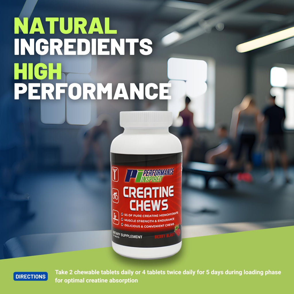 Berry Blast creatine chew supplement