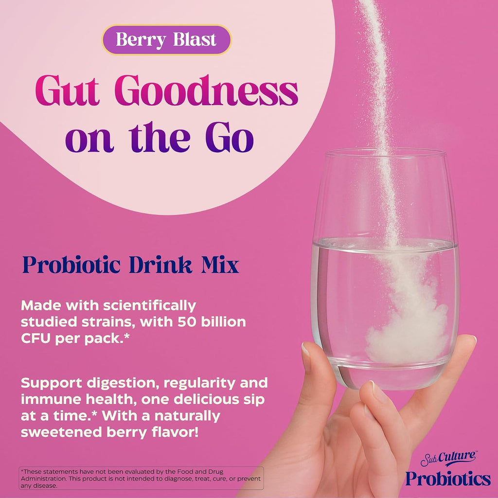 Berry Blast probiotic powder