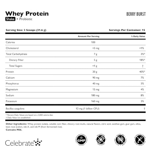 berry burst flavour protein drink