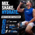 Berry citrus l-glutamine powder for recovery