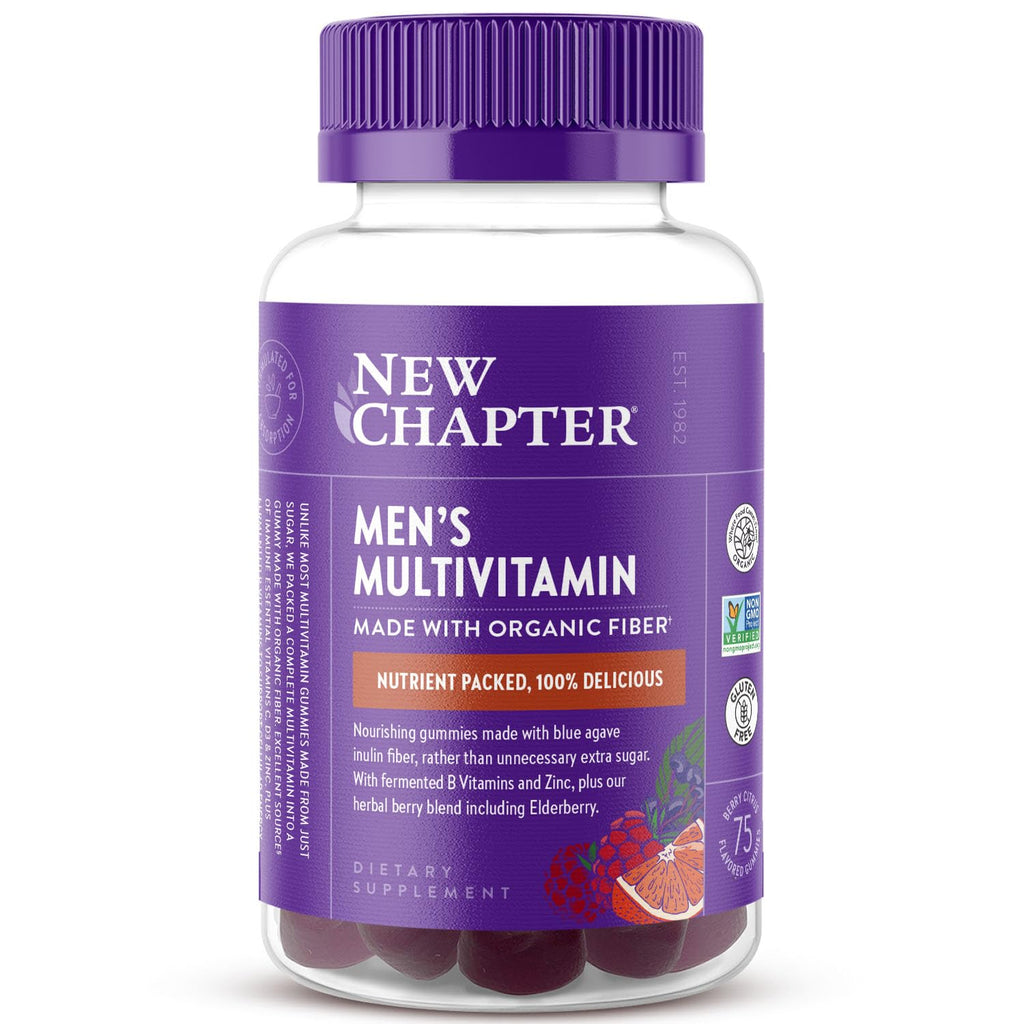 berry-citrus multivitamin gummies for men
