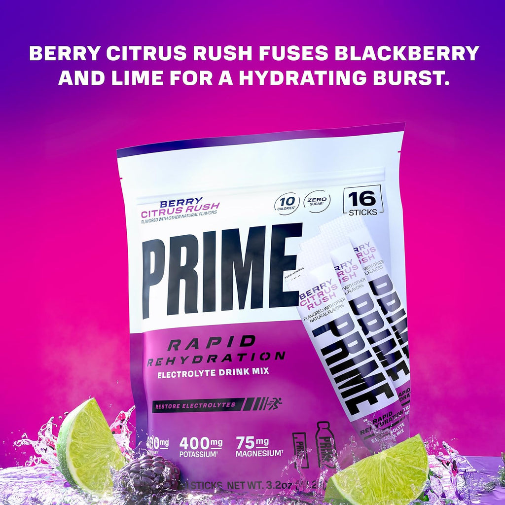Berry Citrus Rush electrolyte drink mix