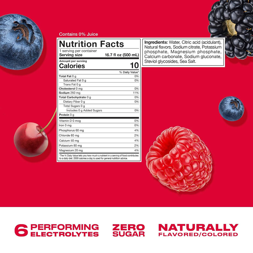 Berry Crush electrolyte drink pack of 12