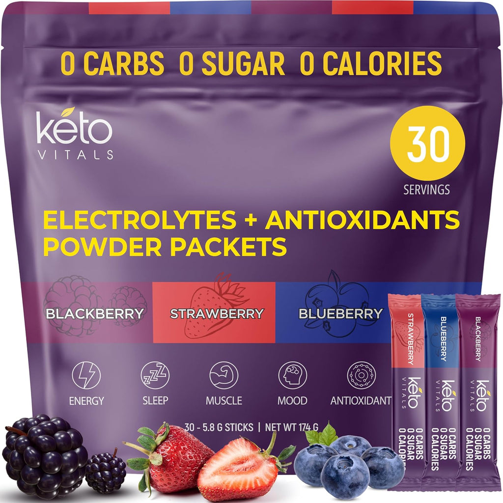 Berry electrolyte powder for hydration
