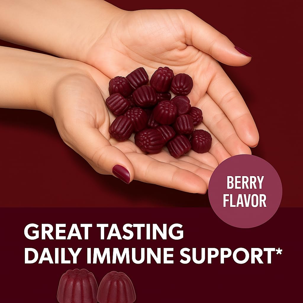 berry flavor elderberry gummies for kids