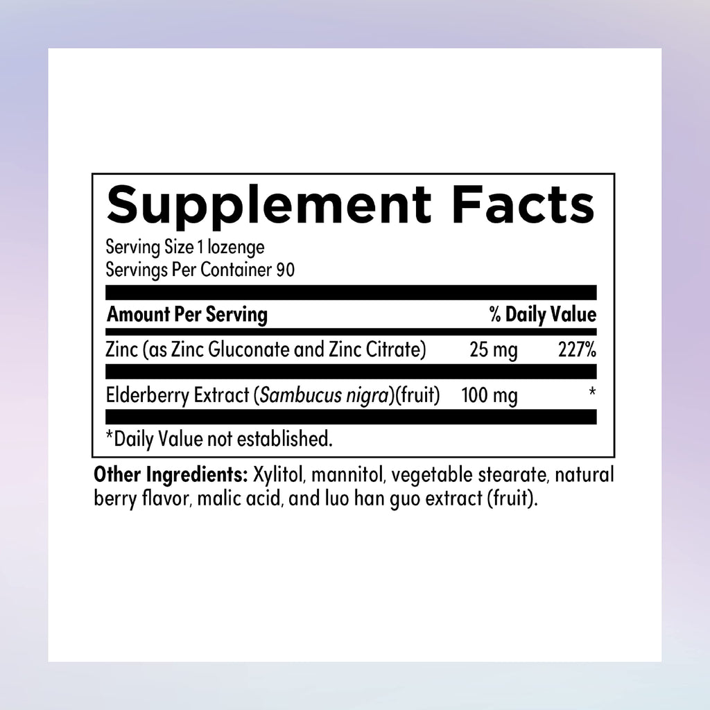 berry flavor zinc supplement benefits