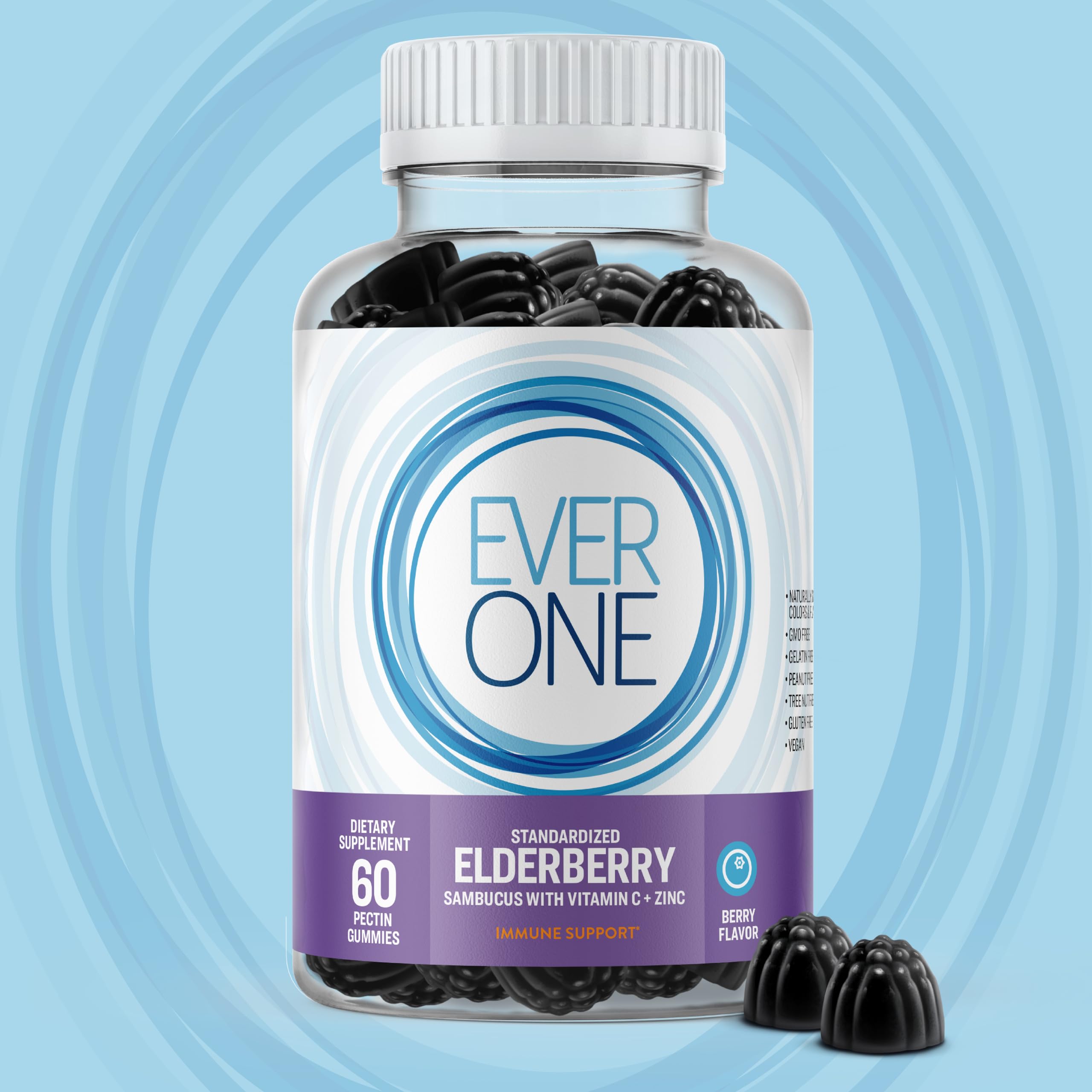 berry flavored elderberry supplement