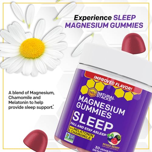 berry-flavored magnesium relaxation gummies