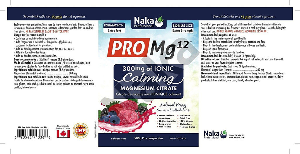 berry flavored magnesium supplement for relaxation