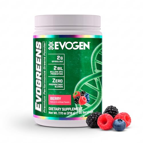 Berry flavored spirulina wellness supplement