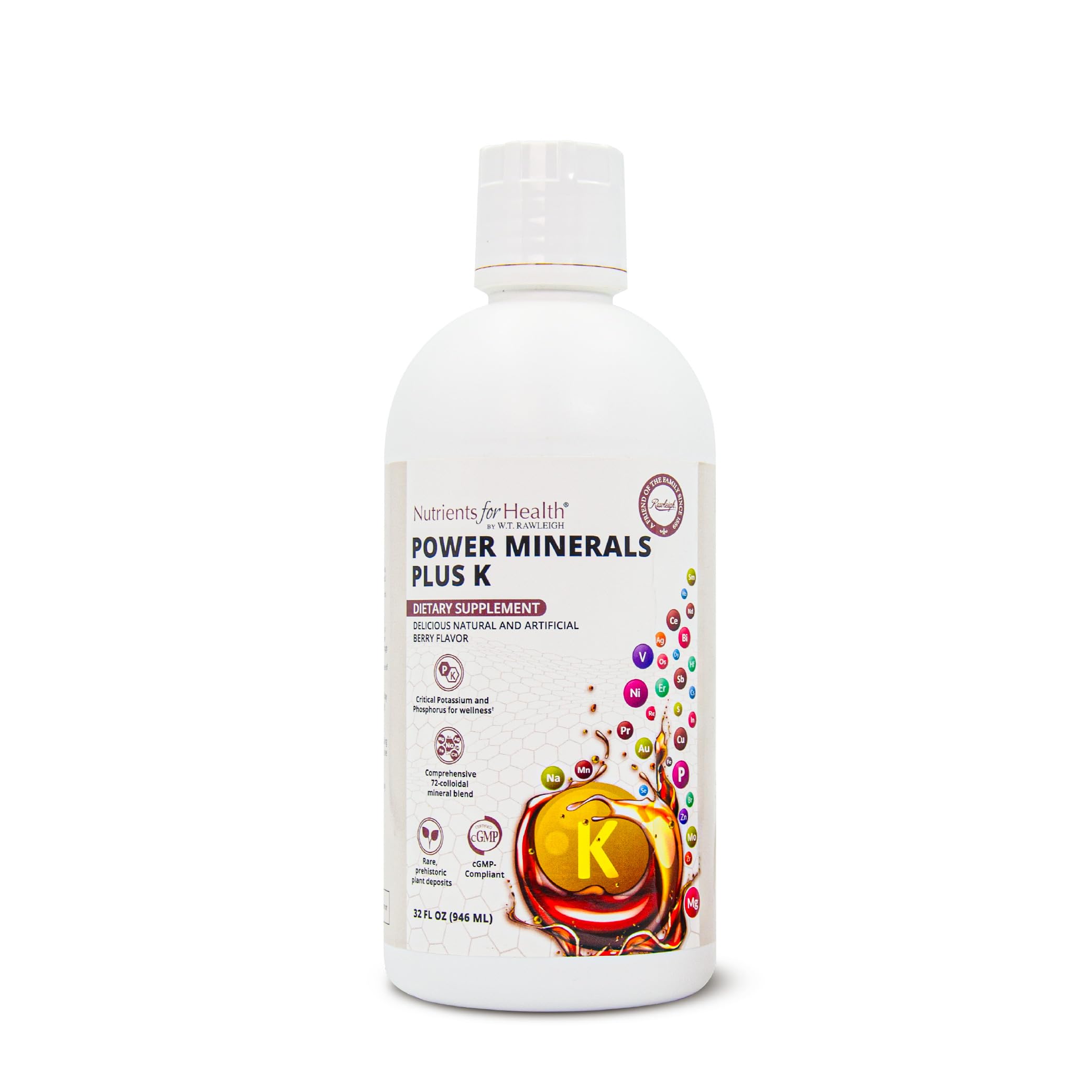 Berry flavored trace minerals supplement