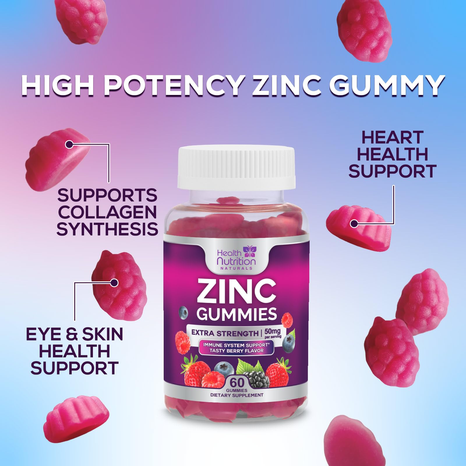 berry flavored zinc vitamins