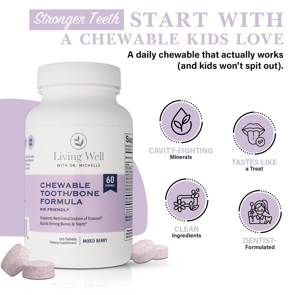 Berry flavour calcium citrate for kids