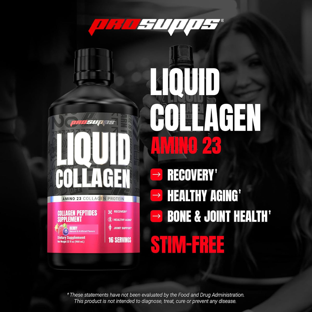 berry flavour collagen peptides drink
