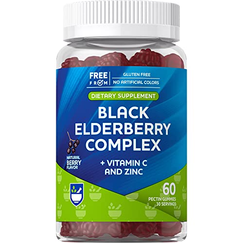 Berry flavour elderberry complex gummies