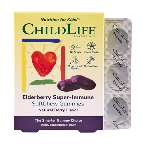 Berry flavour elderberry soft chew
