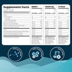 Berry flavour electrolyte drink mix