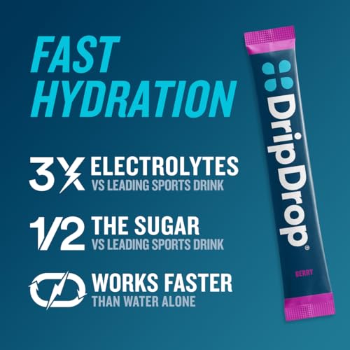 Berry flavour electrolyte packets for sports