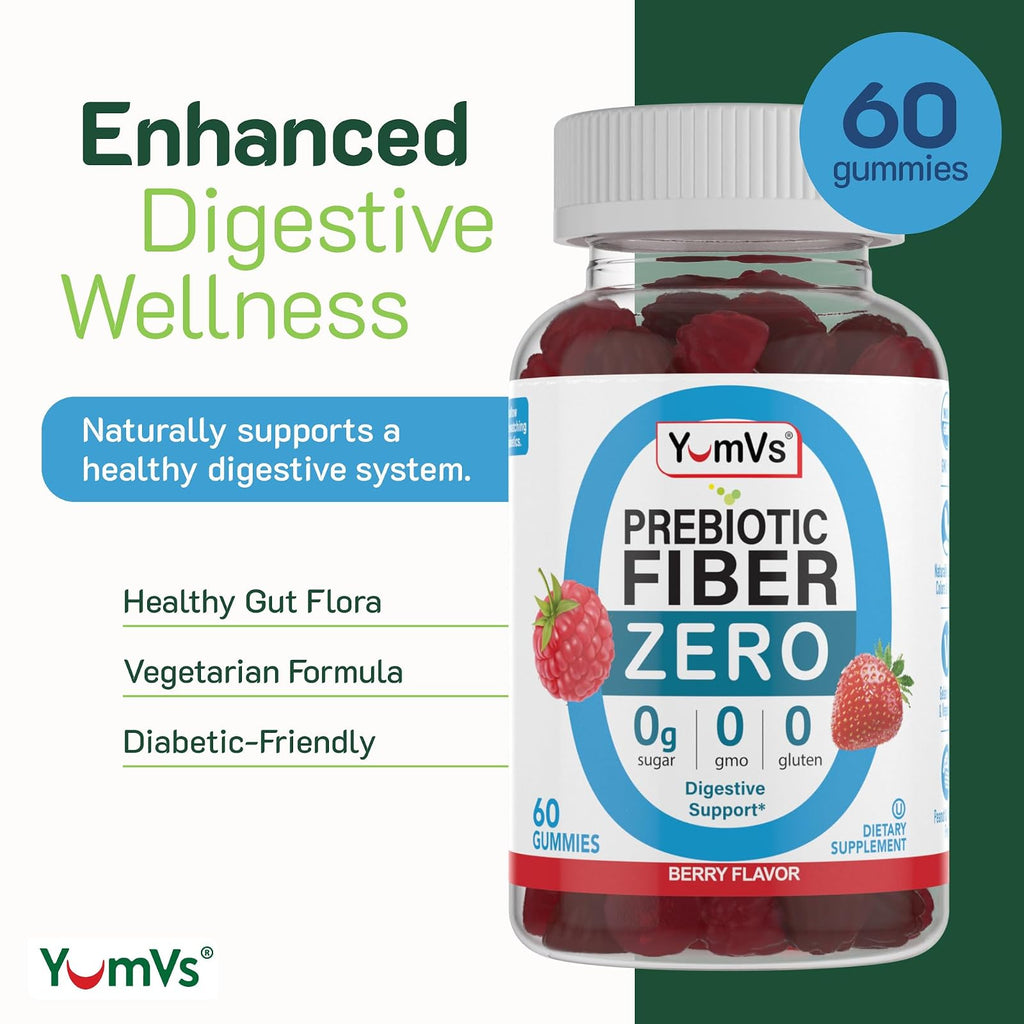 berry flavour fiber supplement gummies